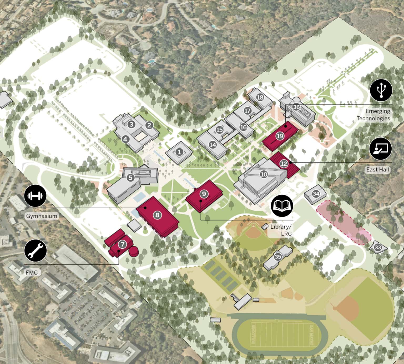 College of San Mateo Facility Plan - Steinberg Hart