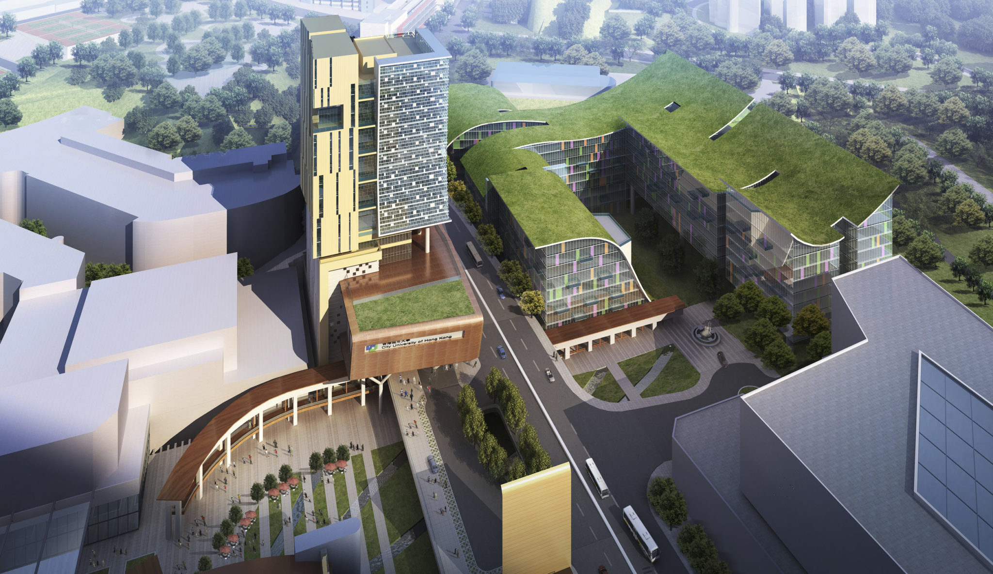 City University of Hong Kong, Campus Plan - Steinberg Hart