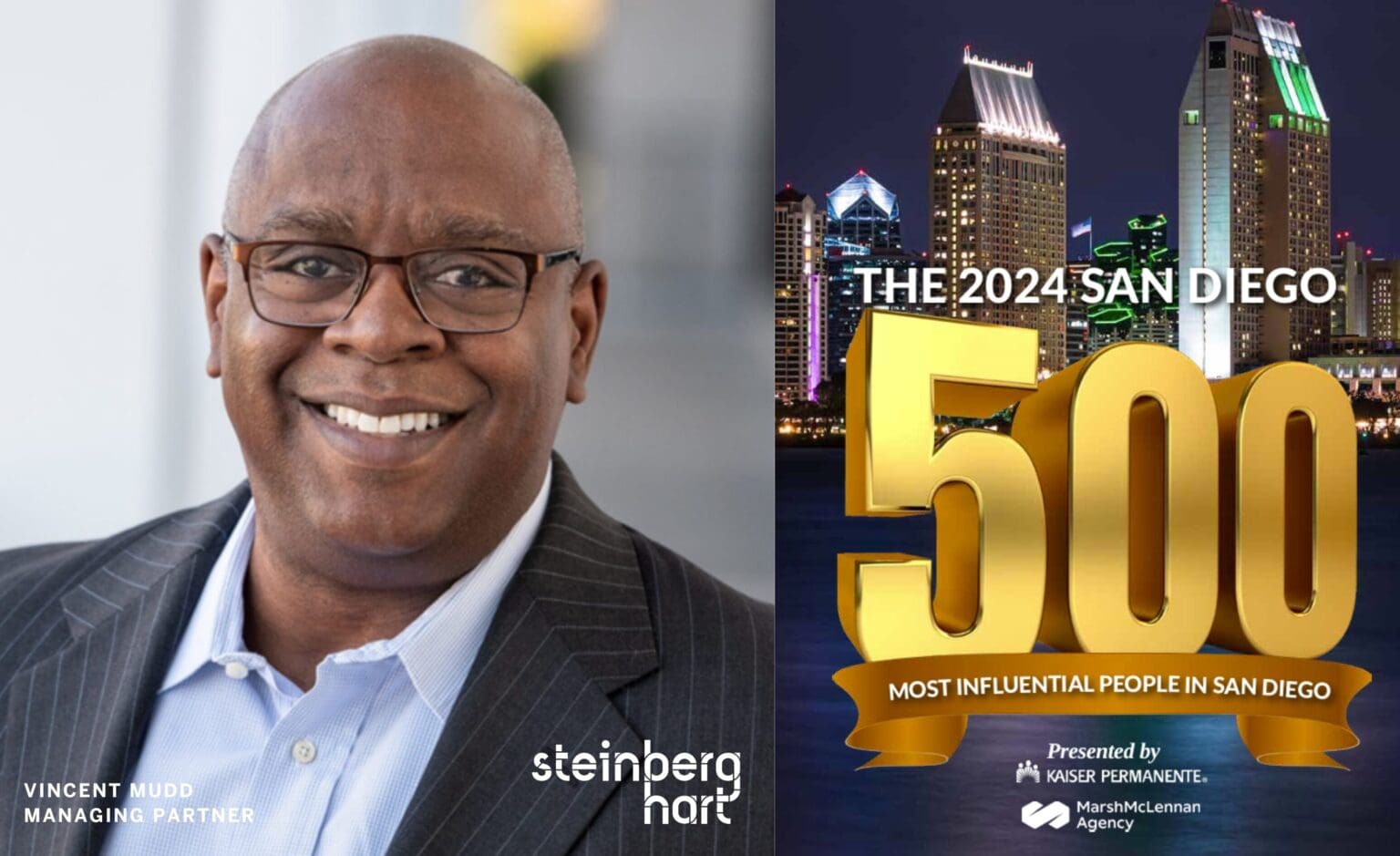 Steinberg Hart Partner, Vincent Mudd, Named One of San Diego's Top 500 ...